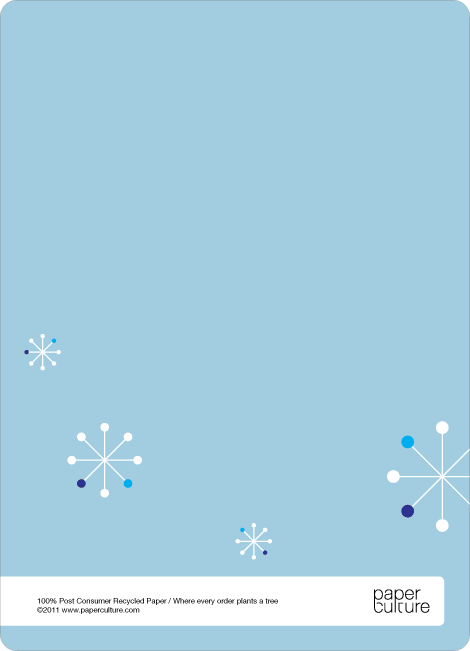 Snowflake Themed Holiday Cards | Paper Culture