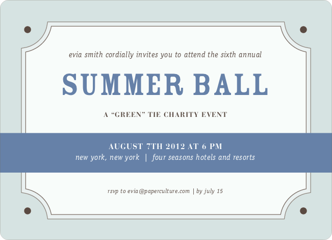 Party Invitations for that Classic Event | Paper Culture