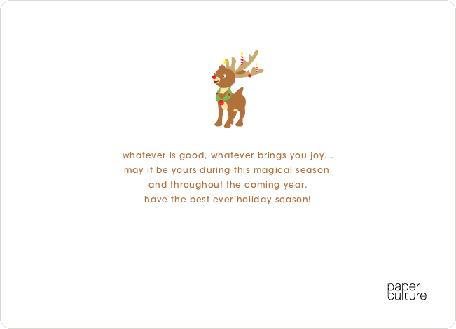 Rudolph the Red Nosed Reindeer Christmas Cards | Paper Culture