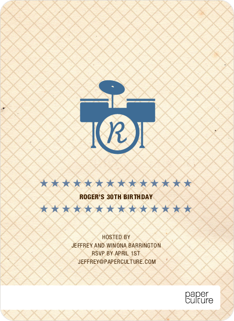 Rock Band Party Invitations | Paper Culture