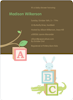 Alphabet Blocks Baby Shower Invitation | Paper Culture