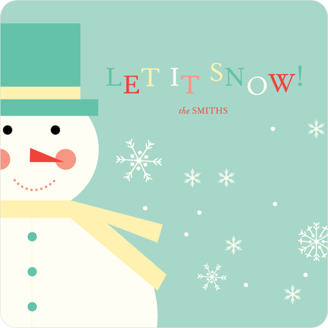 Let it Snowman Winter Holiday Cards | Paper Culture