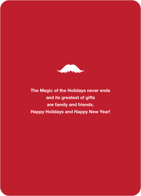 Christache and Movember Holiday Cards | Paper Culture