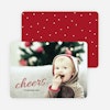 Cheers Snow Winter Photo Cards | Paper Culture