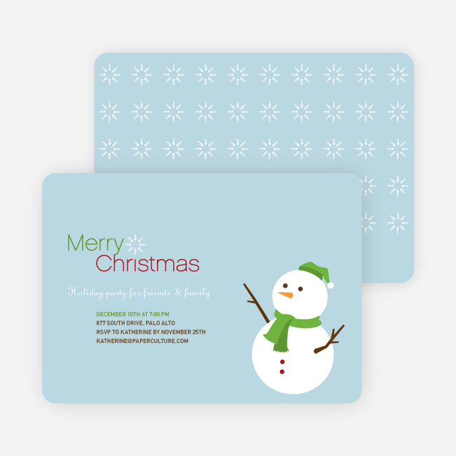 Frosty Fred the Snowman Christmas Cards | Paper Culture