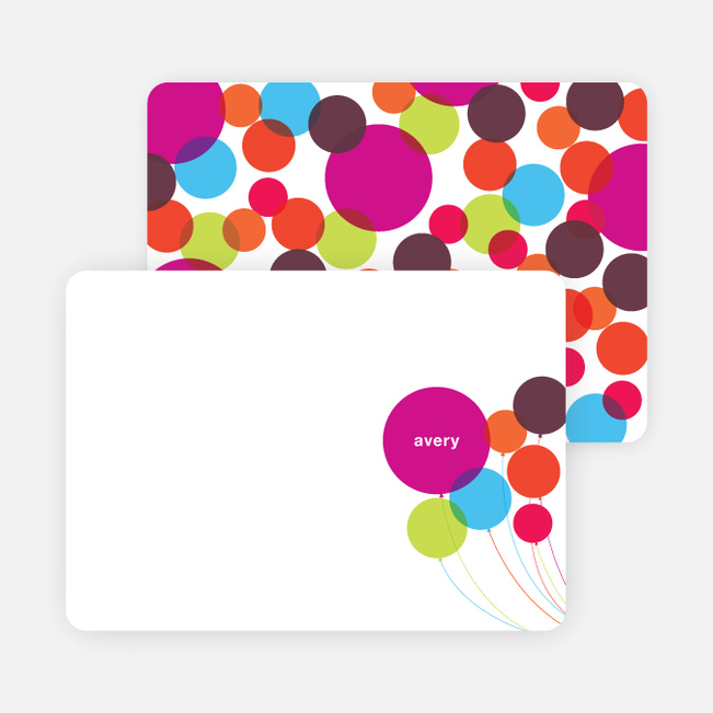 Note Cards: ‘Balloons’ cards. | Paper Culture