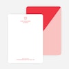 Diagonal Split Custom Stationery | Paper Culture