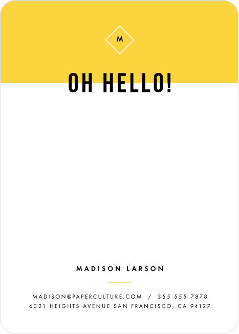 Color Block Stationery | Paper Culture