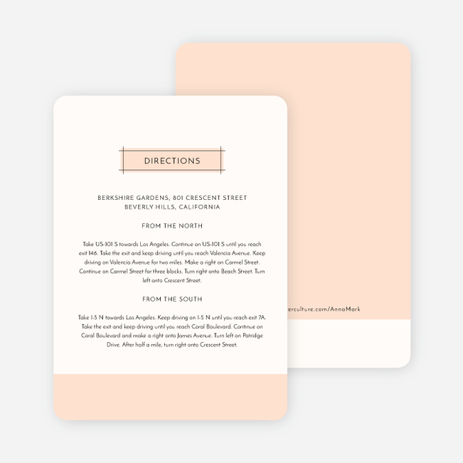 Simple Lines Wedding Invitations | Paper Culture