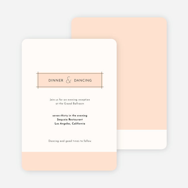 Simple Lines Wedding Invitations | Paper Culture