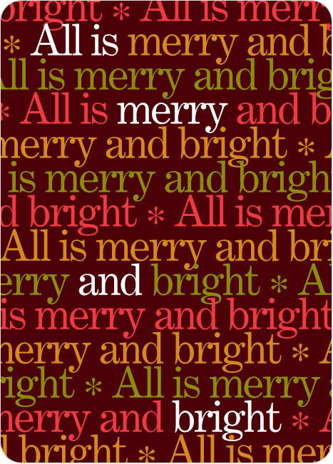 Festive Words Holiday Cards | Paper Culture