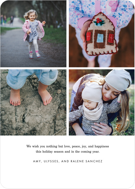 Simple Wish Family Photo Holiday Cards | Paper Culture