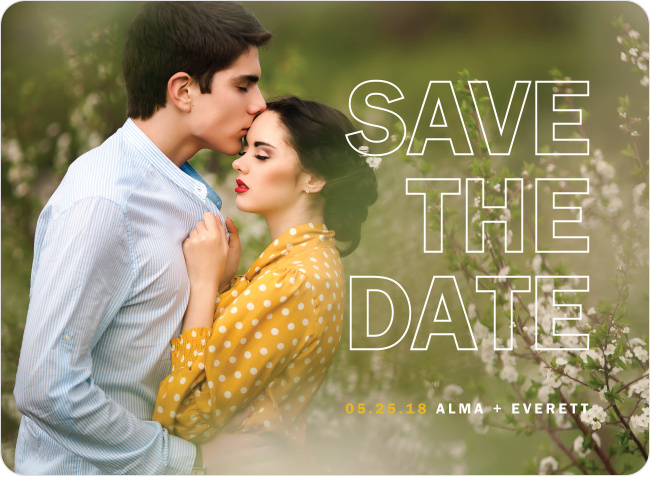 Color Up Save The Dates | Paper Culture