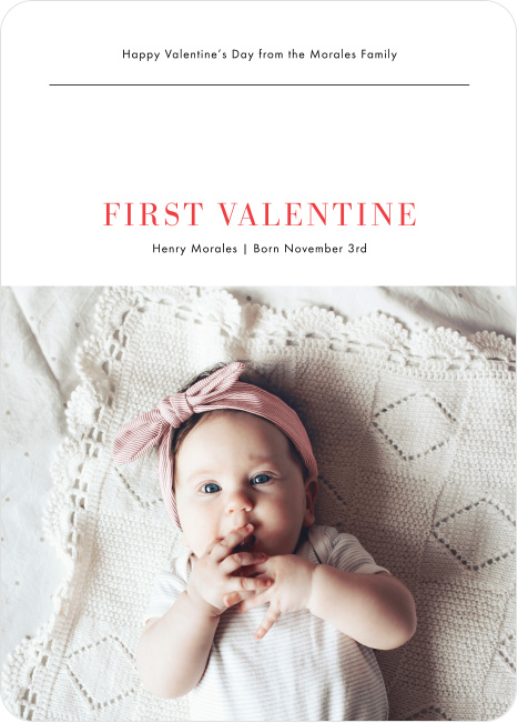 First Valentine Chic Valentine’s Day Cards | Paper Culture
