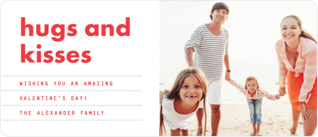 Hugs and Kisses Valentine’s Day Cards | Paper Culture