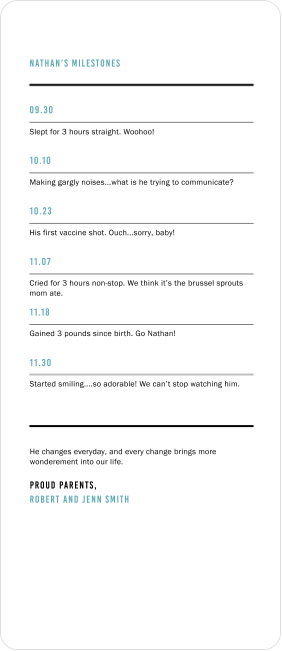 Milestones | Paper Culture