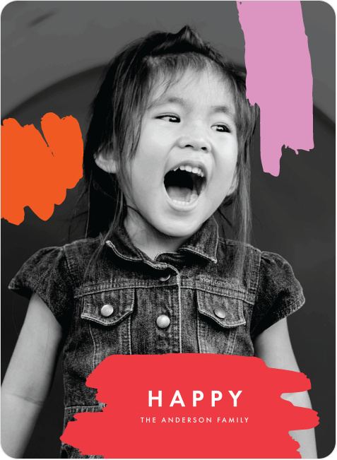 Paint Splash Holiday Cards | Paper Culture