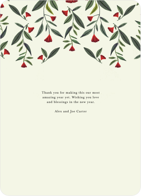 Leafy Frame Christmas Photo Cards & Holiday Photo Cards | Paper Culture