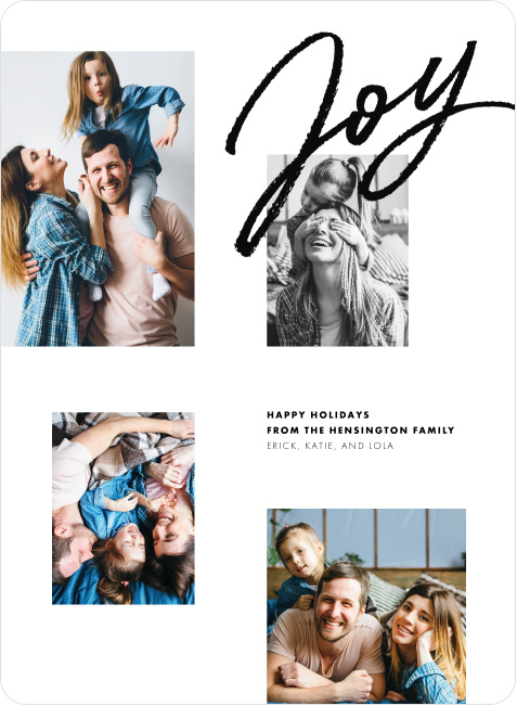Multi-Photo Fun Multi Photo Holiday Cards | Paper Culture