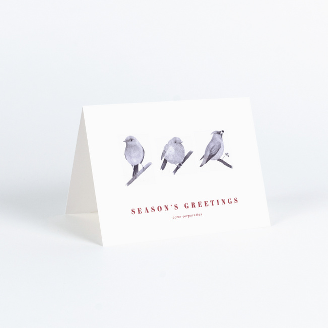 Three Wise Birds Business and Corporate Holiday Cards | Paper Culture