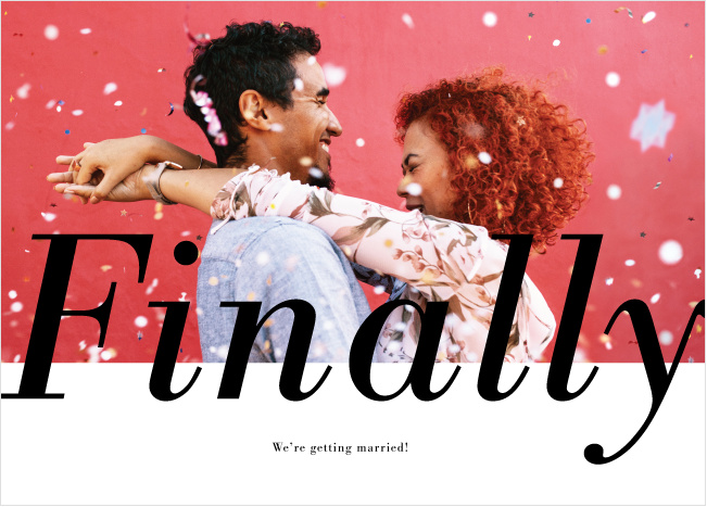 Finally Together Save the Date Cards | Paper Culture