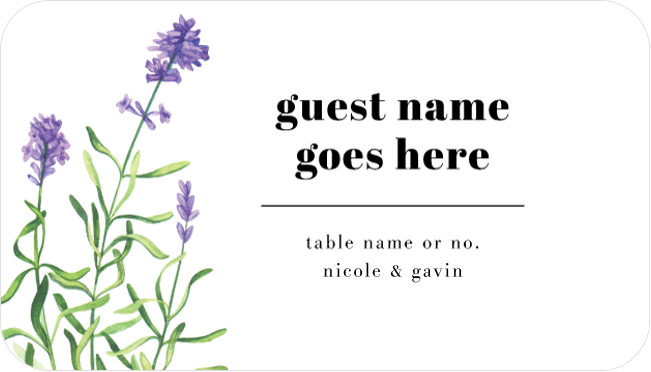 Wine Country Wedding Name Cards & Place Cards | Paper Culture
