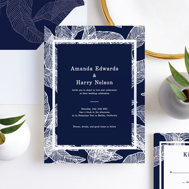 Textile Inspired Wedding Invitation Suites | Paper Culture