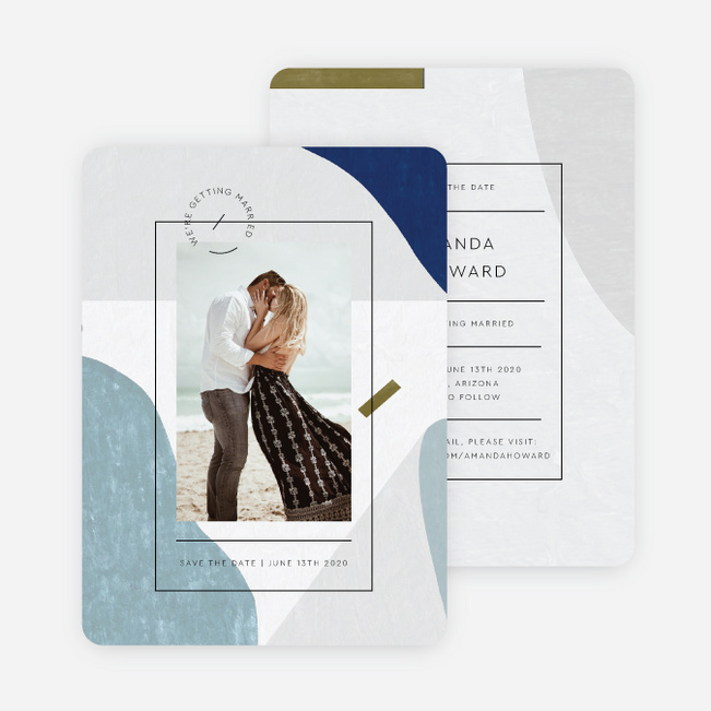 Moving Shapes Wedding Invitation Suites | Paper Culture