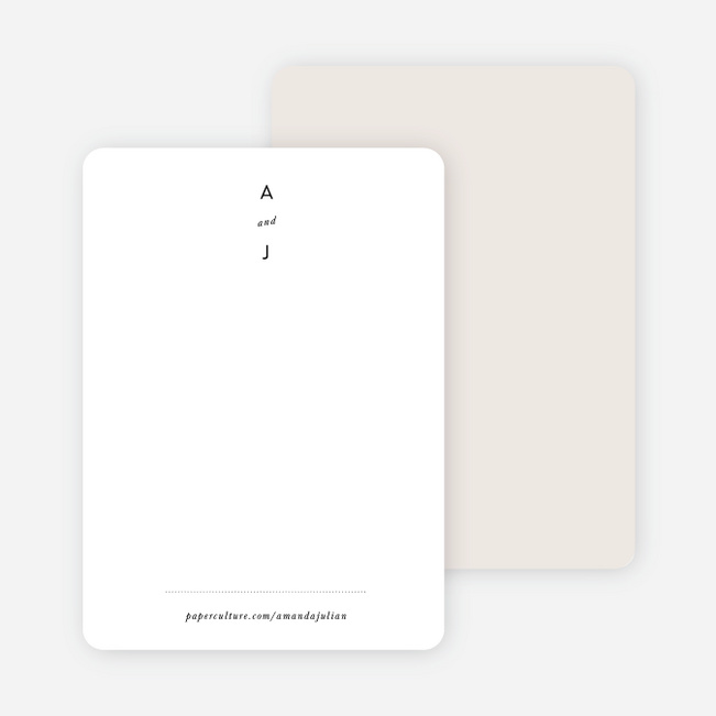 Headline Act Wedding Invitation Suites | Paper Culture