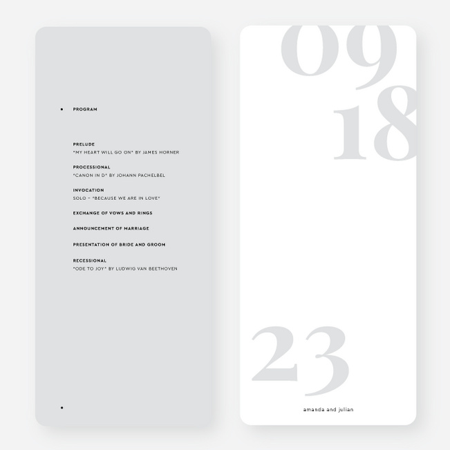 Bold Watermark Wedding Invitation Suites | Paper Culture