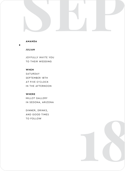 Bold Watermark Wedding Invitation Suites | Paper Culture