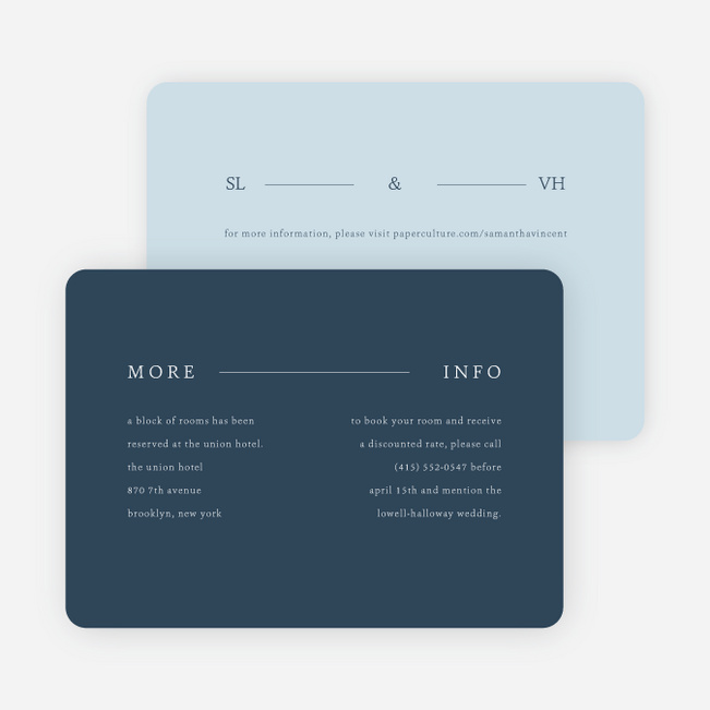 Contemporary Union Save the Date Cards | Paper Culture