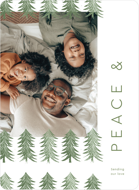 Joyful Trees Multi Photo Holiday Cards | Paper Culture