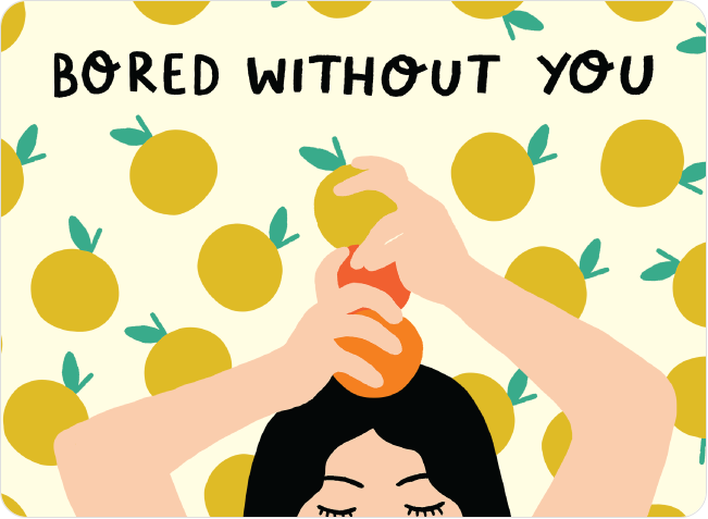 Bored Without You Multi Photo Holiday Cards | Paper Culture