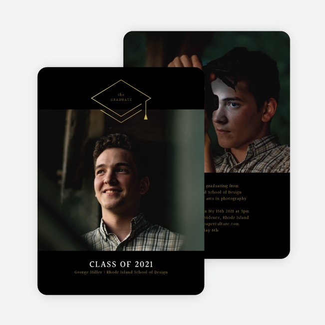 Foil Graduation Announcements And Graduation Invitations | Paper Culture