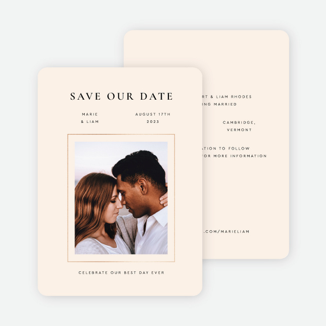 Wedding invitations save the date store