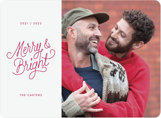 Split Frame Holiday Cards | Paper Culture