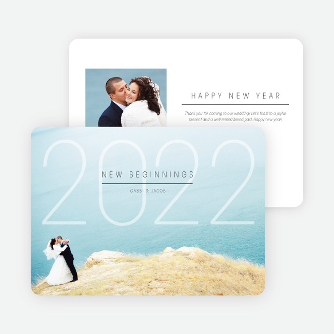 New Beginnings New Year’s Cards | Paper Culture