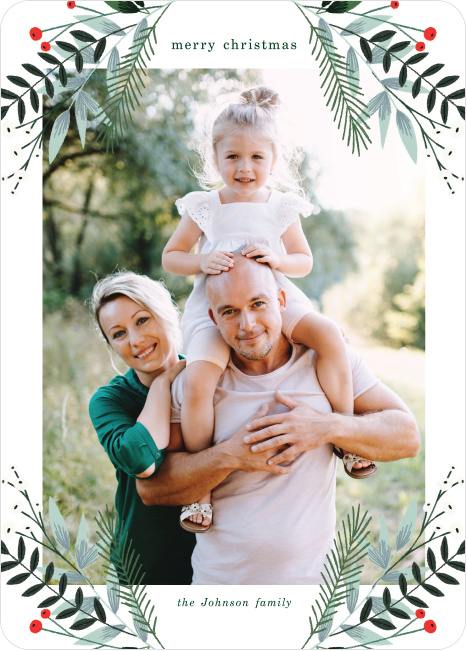 Bountiful Holly Christmas Cards | Paper Culture