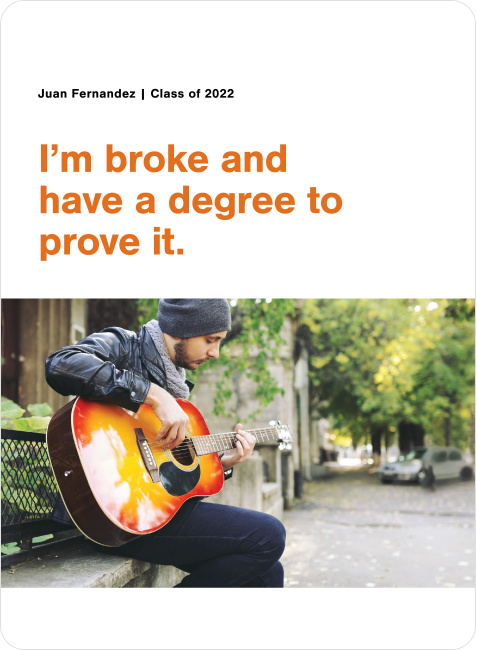 Split Screen Graduation Announcements | Paper Culture