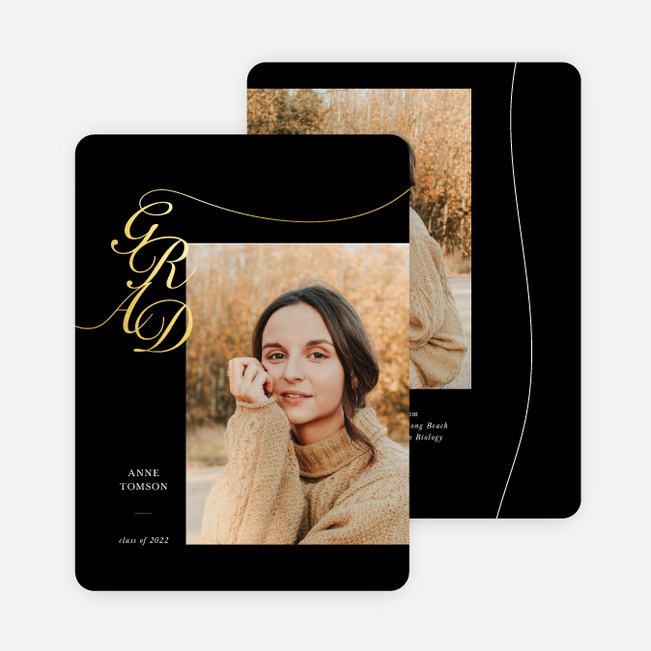 Foil Graduation Announcements And Graduation Invitations | Paper Culture