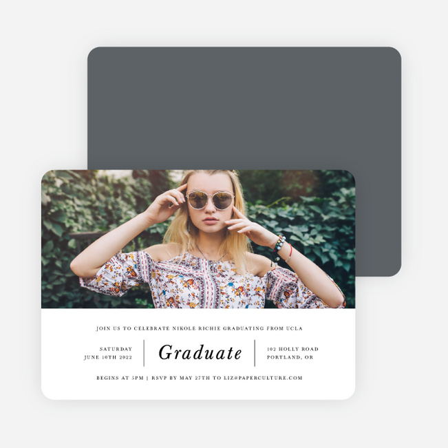 Grid Layout Graduation Invitations | Paper Culture