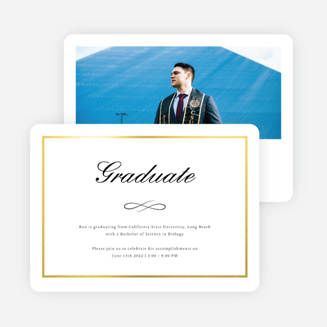 Foil Graduation Announcements And Graduation Invitations | Paper Culture