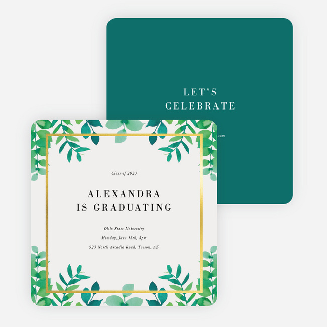 Foil Graduation Announcements And Graduation Invitations | Paper Culture