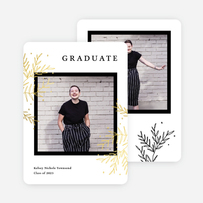Foil Graduation Announcements And Graduation Invitations | Paper Culture