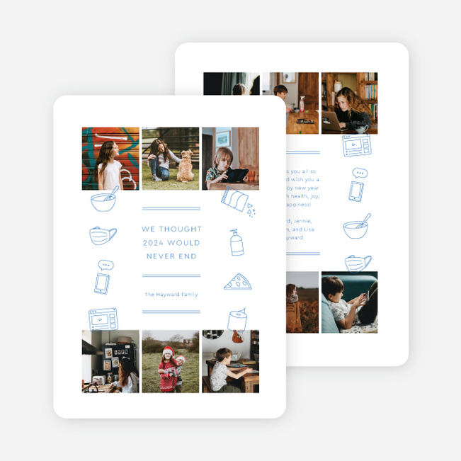 Endless Things Multi Photo Holiday Cards | Paper Culture