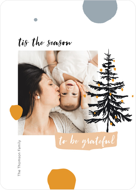 Season of Gratitude Personalized Christmas Cards | Paper Culture