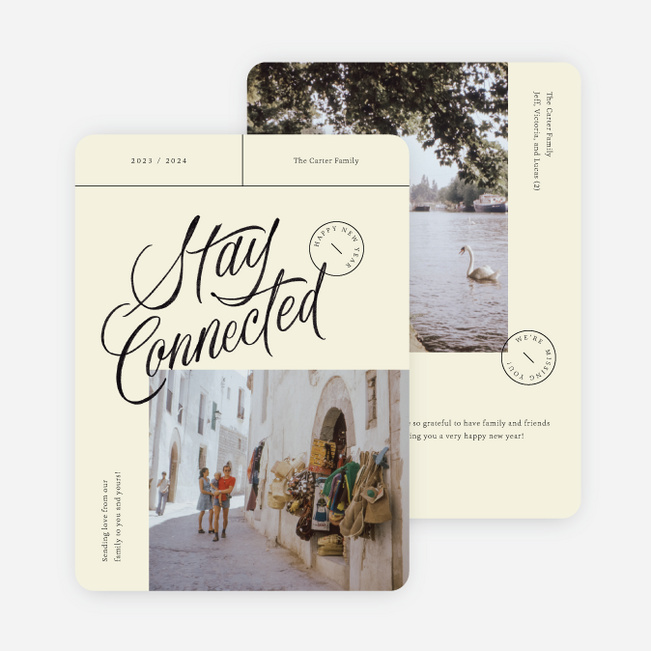 Handwritten Wish Multi Photo Holiday Cards | Paper Culture