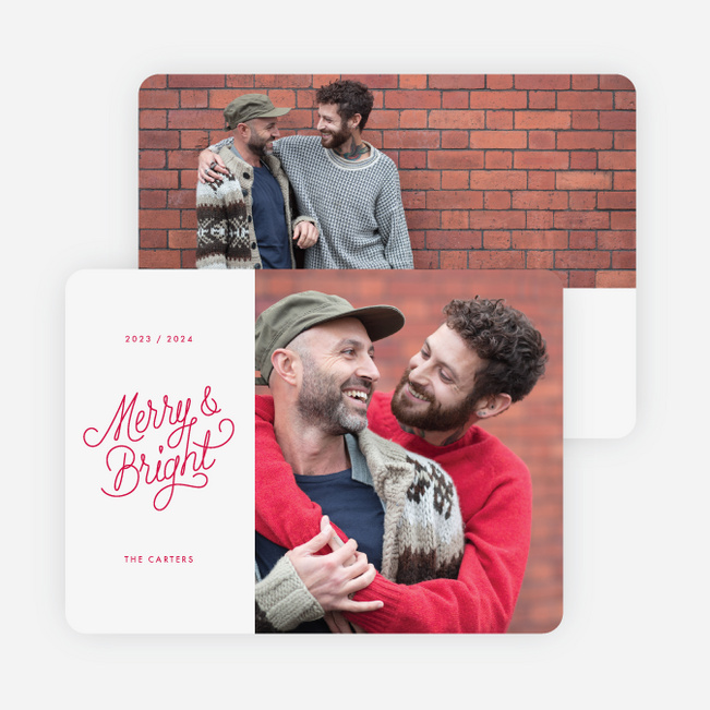 Split Frame Holiday Cards | Paper Culture