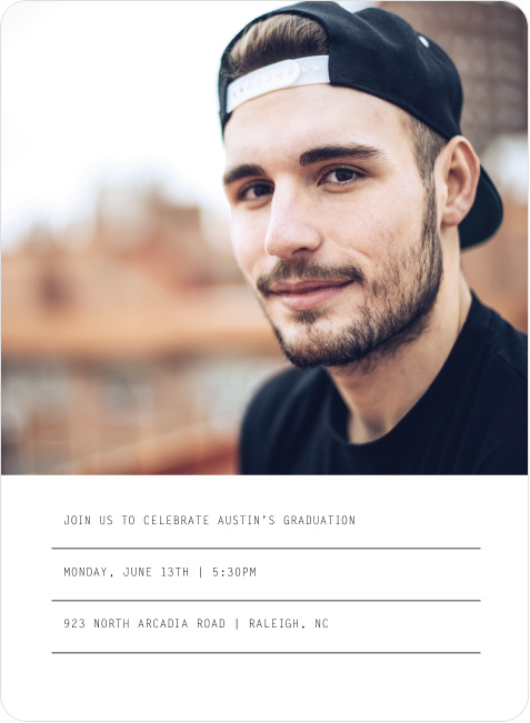 Huge Milestone Graduation Invitations | Paper Culture